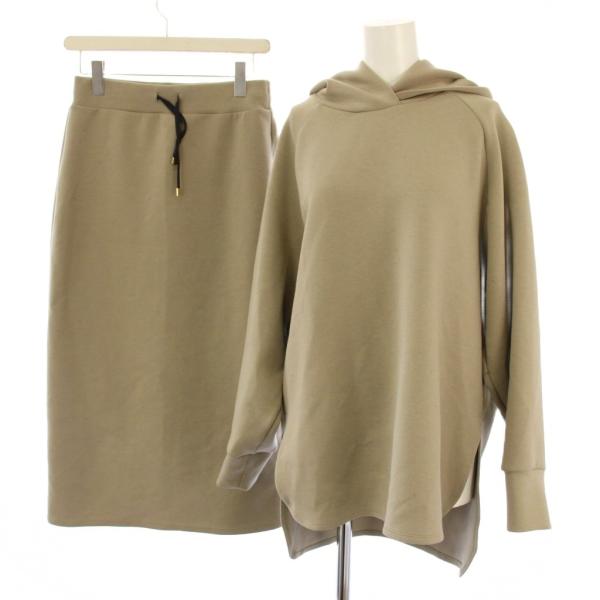 ベイジ BEIGE 21AW セットアップ パーカー プルオーバー スカート ロング タイト 4 ベージュ /TK レディース【ブランド】ベイジ BEIGE【表記サイズ】パーカー・スカート：4【実寸サイズ】ジャケット 肩幅：-cm　ジャケッ...