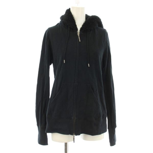 ヴィヴィアンタム VIVIENNE TAM ジャケット 上着 2 黒 ボアフード ジップアップ 長袖 /JP レディース【ブランド】ヴィヴィアンタム VIVIENNE TAM【表記サイズ】2【実寸サイズ】肩幅：約37.5cm　身幅：約44....