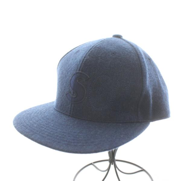 サノバチーズ SON OF THE CHEESE キャップ 帽子 ロゴ S 紺 ネイビー /AN8 メンズ【ブランド】サノバチーズ SON OF THE CHEESE【実寸サイズ】つば：約7cm　頭周り：約58cm　　【素材】ウール　ナイロ...