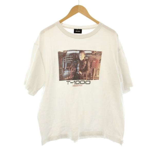ビームス BEAMS Tシャツ XL 半袖 TERMINATOR 2 白 /JP メンズ【ブランド】ビームス BEAMS【表記サイズ】XL【実寸サイズ】肩幅：約55cm　身幅：約61cm　着丈：約63cm　袖丈：約24cm　　【素材】綿【色...
