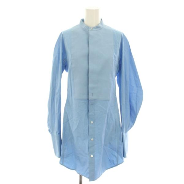 フミカ ウチダ FUMIKA_UCHIDA シャツ ブラウス バンドカラー 長袖 絹 シルク混 36 水色 ライトブルー FU-M-SH002 /YT レディース【ブランド】フミカ ウチダ FUMIKA_UCHIDA【表記サイズ】36【実寸...