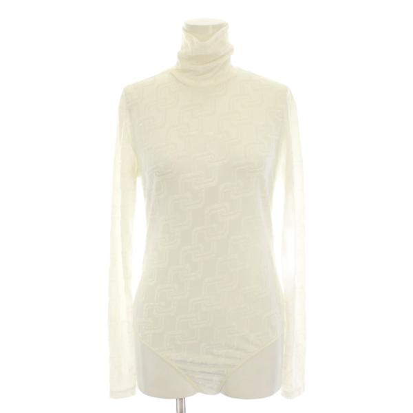 フミカ ウチダ FUMIKA_UCHIDA ベロアジャガードボディスーツ カットソー ハイネック 長袖 総柄 36 白 ホワイト FU-M-FD001 レディース【ブランド】フミカ ウチダ FUMIKA_UCHIDA【表記サイズ】36【実寸...