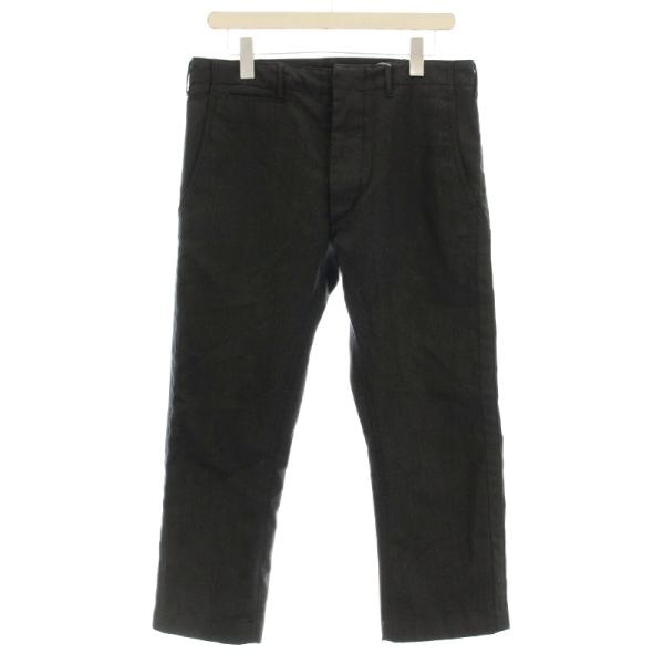 Sans limite サンリミット ウール混 スラックス ボタンフライ パンツ 0 グレー W1303041 /☆G メンズ【表記サイズ】0【実寸サイズ】ウエスト：80cm　もも幅：25cm　裾幅：20cm　股上：27cm　股下：62cm...