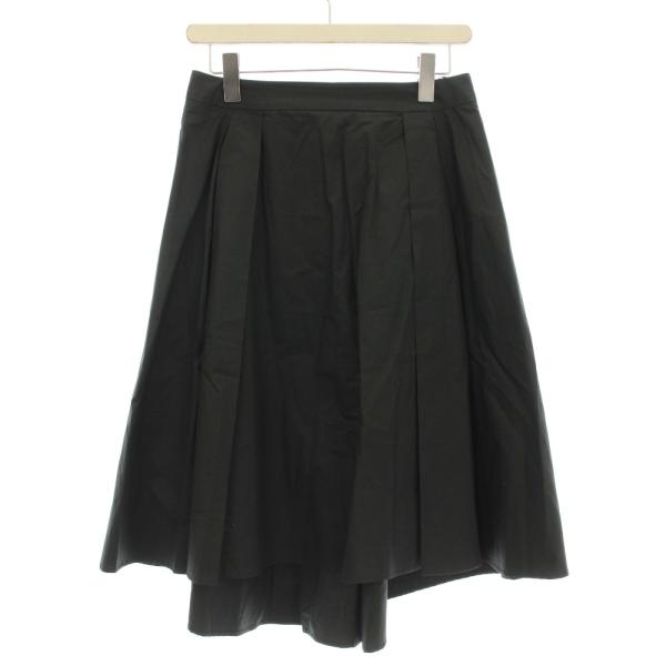 セオリーリュクス theory luxe TYPEWRITER C AVEN フレアスカート ひざ丈 スカート 38 黒 ブラック【ブランド】セオリーリュクス theory luxe【表記サイズ】38【実寸サイズ】ウエスト：70cm　ヒップ...