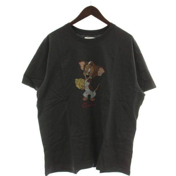 フリークスストア FREAKS STORE Tシャツ カットソー F チャコールグレー トムアンドジェリー プリント 半袖 ラウンドネック /GG メンズ【ブランド】フリークスストア FREAKS STORE【表記サイズ】F【実寸サイズ】肩...