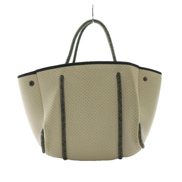 ブレックファスト breakfast ハンドバッグ アイボリー /SS ■OS レディース【ブランド】ブレックファスト breakfast【実寸サイズ】持ち手の長さ：約29cm　ヨコ：約37cm　タテ：約21.5cm　マチ：約13cm　ショ...