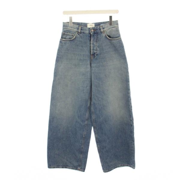 ハイクル HAIKURE BETHANY Asian Fit デニムパンツ ワイドジーンズ 24 青 2439100701 /KH 【表記サイズ】24【実寸サイズ】ウエスト：66cm　もも幅：31.5cm　裾幅：26cm　股上：29cm　股...