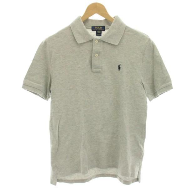 ポロ ラルフローレン POLO RALPH LAUREN 子供服 ポロシャツ カットソー 160 80 グレー 半袖 無地 スモールポニー /HN キッズ【ブランド】ポロ ラルフローレン POLO RALPH LAUREN【表記サイズ】L（...