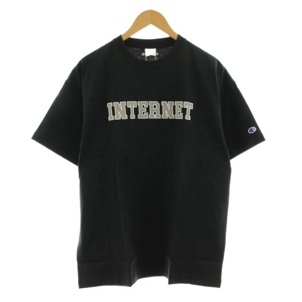 未使用品 チャンピオン Mercedes Anchor Inc. 25SS INTERNET Tee インターネットTシャツ カットソー 半袖 ロゴ XL 黒 ANC25EI01【ブランド】チャンピオン CHAMPION【表記サイズ】XL【...