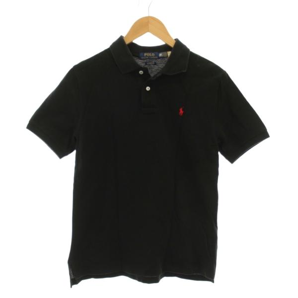 ポロ ラルフローレン POLO RALPH LAUREN CLASSIC FIT ポロシャツ コットン 半袖 L 14-16 黒 ブラック ロゴ刺繍 /YM キッズ【ブランド】ポロ ラルフローレン POLO RALPH LAUREN【表記サ...