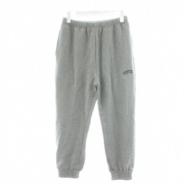 ボートメイクニュークローズ VOTE MAKE NEW CLOTHES VERMEIL par iena別注 刺繍スウェットイージーパンツ ジョガーパンツ S グレー【ブランド】ボートメイクニュークローズ VOTE MAKE NEW CLO...
