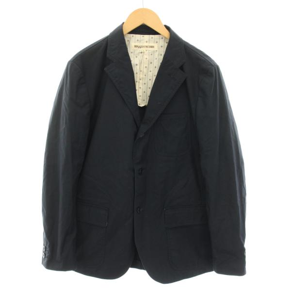 ラギッドファクトリー RUGGED FACTORY テーラードジャケット シングル 3B 背抜き L 紺 ネイビー AC387-42005JJ /YT メンズ【ブランド】ラギッドファクトリー RUGGED FACTORY【表記サイズ】L【実...