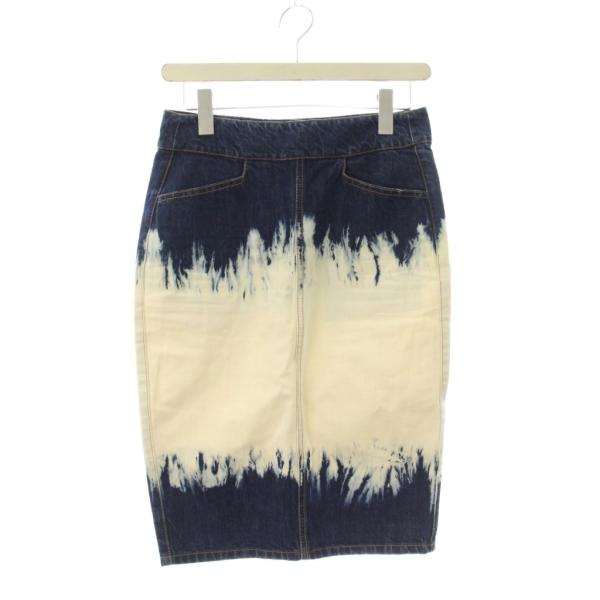 イザベルマラン ISABEL MARANT スカート 36 インディゴ 白 ケミカルウォッシュ柄 膝丈 タイトシルエット /JP レディース【ブランド】イザベルマラン ISABEL MARANT【表記サイズ】36【実寸サイズ】ウエスト：70...