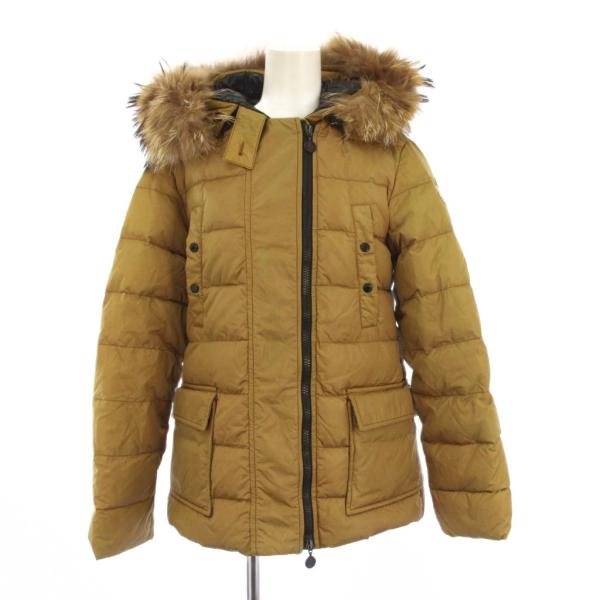 モンクレール MONCLER MEL ダウンジャケット フーディ ファー 0 ベージュ 45321/91/54155 /KH レディース【ブランド】モンクレール MONCLER【表記サイズ】0【実寸サイズ】肩幅：41cm　身幅：47cm　着...