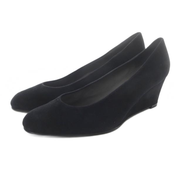スチュアートワイツマン STUART WEITZMAN パンプス スエード ウェッジソール 7.5 黒 ブラック /SR レディース【ブランド】スチュアートワイツマン STUART WEITZMAN【表記サイズ】7.5【実寸サイズ】ヒールの...