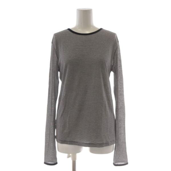 フレームワーク Framework 25SS シアーリンガーTee2 カットソー 黒 白 ボーダー柄 リンガーネック 長袖 2525070220780010 /AU レディース【ブランド】フレームワーク Framework【表記サイズ】サイ...