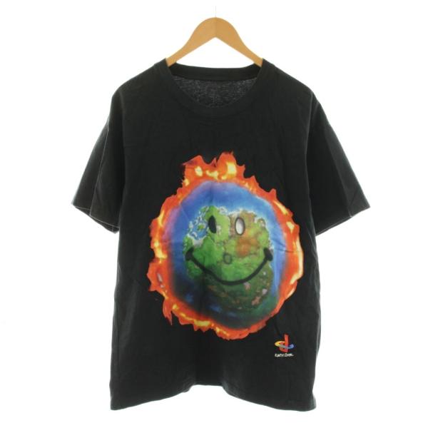 カクタス ジャックcactus jack × FORTNITE WORLD TEE Tシャツ カットソー 半袖 ロゴ L 黒 ブラック /AN58 メンズ【表記サイズ】L【実寸サイズ】肩幅：約53cm　身幅：約53cm　着丈：約73cm　袖...