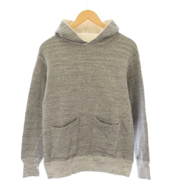 ウエアハウス WAREHOUSE DUCK DIGGER セパレートポケットセットインフード  プルオーバーパーカー 長袖 裏起毛 38 グレー /KH メンズ【ブランド】ウエアハウス WAREHOUSE【表記サイズ】38【実寸サイズ】肩幅...