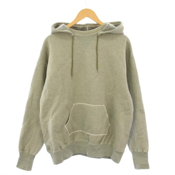 ウエアハウス WAREHOUSE JOHN GLUCKOW ダブルフェイス後付けパーカー プルオーバー 長袖 裏起毛 L グレー JG-CS13 /KH メンズ【ブランド】ウエアハウス WAREHOUSE【表記サイズ】L【実寸サイズ】肩幅：...