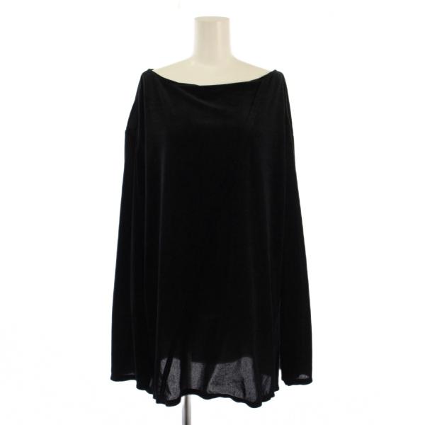 アメリヴィンテージ Ameri VINTAGE 22AW UND 2WAY SHEER VELOUR LOOSE TOP カットソー 長袖 F 黒 0224203221350 レディース【ブランド】アメリヴィンテージ Ameri VINTA...