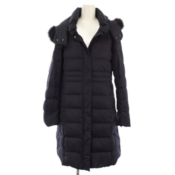 アンタイトル UNTITLED Canadian Colonial Down ダウンコート フォックスファー アウター ジップアップ 2 紺 AH153-95613JJ /TK レディース【ブランド】アンタイトル UNTITLED【表記サイ...