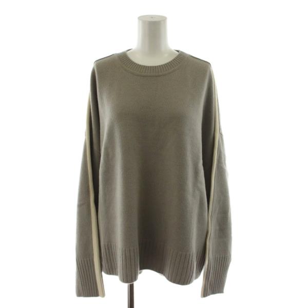 エーピーストゥディオ AP STUDIO 24AW ラインニットプルオーバー セーター 長袖 カシミヤ混 F グレー 24080586209030 /AN28 レディース【ブランド】エーピーストゥディオ AP STUDIO【表記サイズ】F【...