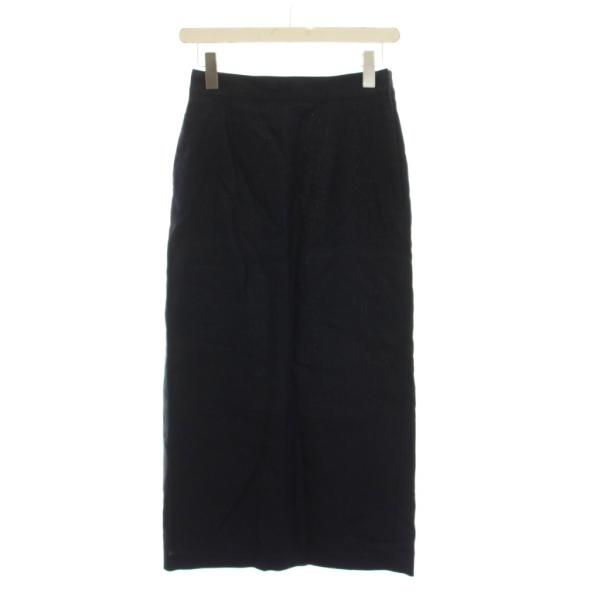 未使用品 ロンハーマン Ron Herman RHC ロングスカート リネン S 紺 ネイビー 無地 ストレートシルエット 3910500093 /YM レディース【ブランド】ロンハーマン Ron Herman【表記サイズ】S【実寸サイズ】...