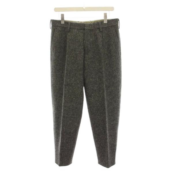 カラー kolor Perpetual ウールパンツ テーパード 2 グレー 15WPM-P01101S /YM メンズ【ブランド】カラー kolor【表記サイズ】2【実寸サイズ】ウエスト：80cm　もも幅：29cm　裾幅：18cm　股上：...