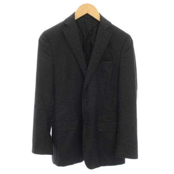 クラウディオ トネッロ CLAUDIO TONELLO テーラードジャケット シングル 46 チャコールグレー 07G4070 /YT メンズ【表記サイズ】46【実寸サイズ】肩幅：約40cm　身幅：約49cm　着丈：約70cm　袖丈：約58...