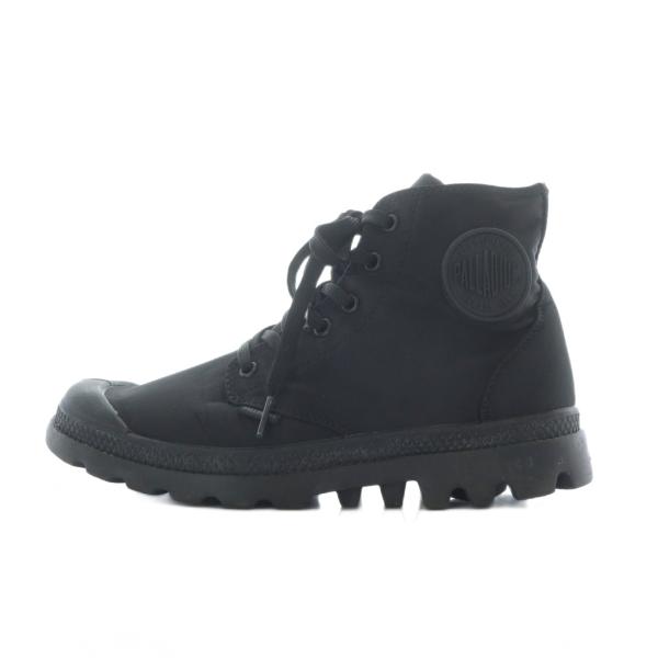 パラディウム PAMPA PUDDLE LITE WP スニーカー 24.5cm 黒 ブラック ハイカット レースアップ ラバーキャップトゥ /RI ■OS レディース【ブランド】パラディウム PALLADIUM【表記サイズ】24.5cm【...