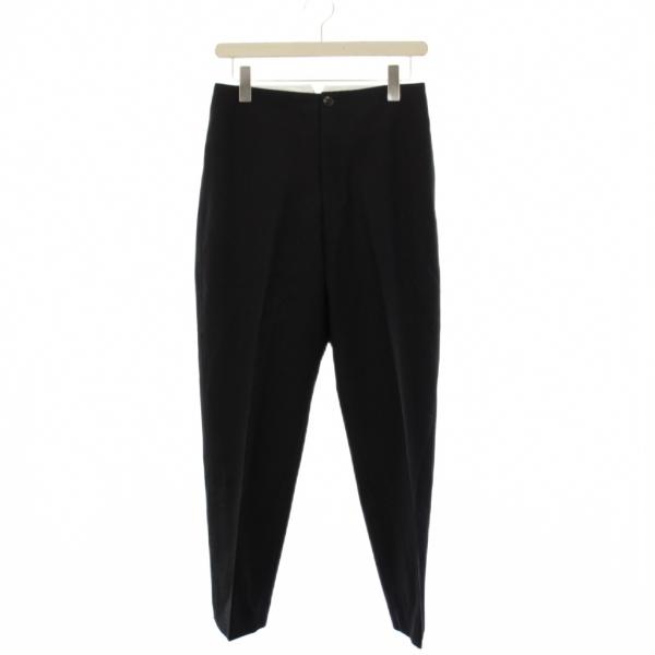 マディソンブルー MADISONBLUE SIDESTRIPE PANTS サイドストライプパンツ スラックス ジップアップ ワンカラー ウール 2 黒 ブラック【ブランド】マディソンブルー MADISONBLUE【表記サイズ】2【実寸サイ...