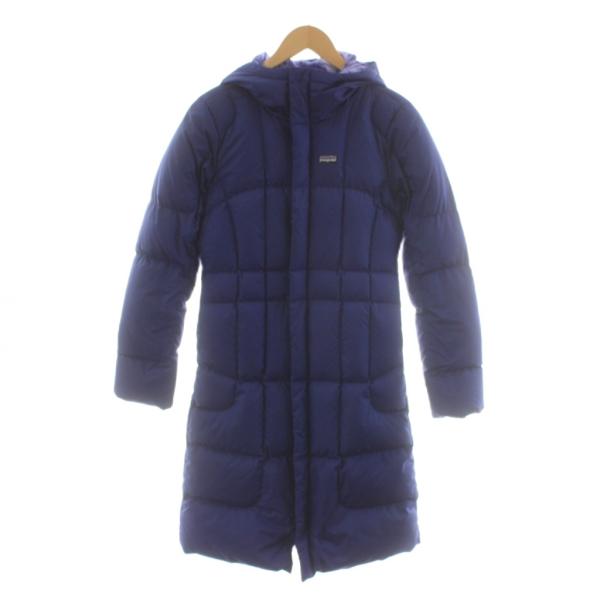 パタゴニア Patagonia ダウンコート ロング丈 フード アウター XL 14 紫 パープル 68316F0 /AN21 キッズ【ブランド】パタゴニア Patagonia【表記サイズ】XL 14【実寸サイズ】肩幅：約37cm　身幅：約...