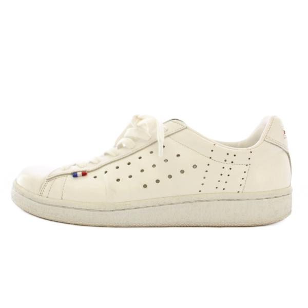 パトリック PATRICK QUEBEC ケベック ローカットスニーカー シューズ 厚底 レザー ロゴ 40 白 ホワイト 119630 /BB メンズ【ブランド】パトリック PATRICK【表記サイズ】40【実寸サイズ】最大幅：9.5cm...