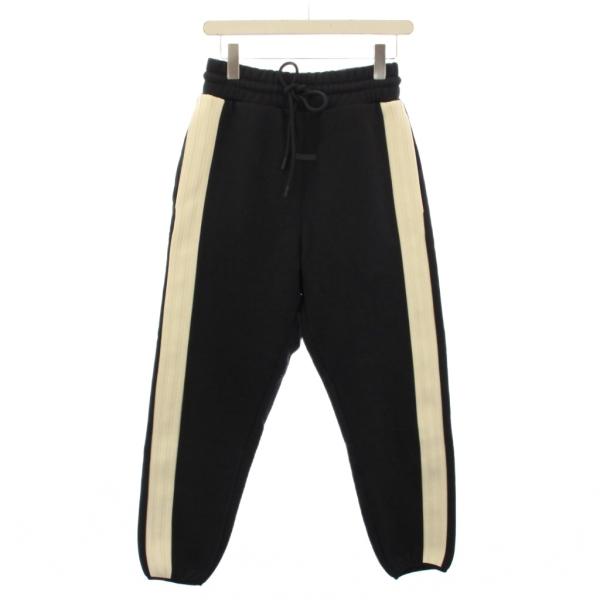アディダス adidas FEAR OF GOD サイドラインスウェットパンツ イージー ウエストゴム 切替 バイカラー XS 黒 ブラック アイボリー【ブランド】アディダス adidas【表記サイズ】2XS【実寸サイズ】ウエスト：64cm...