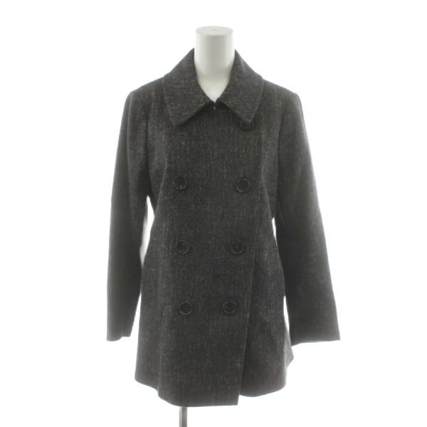 セオリーリュクス theory luxe BLURRED DONEGAL KATARINA ピーコート Pコート ミドル丈 38 グレー 0304141 /AN54 レディース【ブランド】セオリーリュクス theory luxe【表記サイズ...