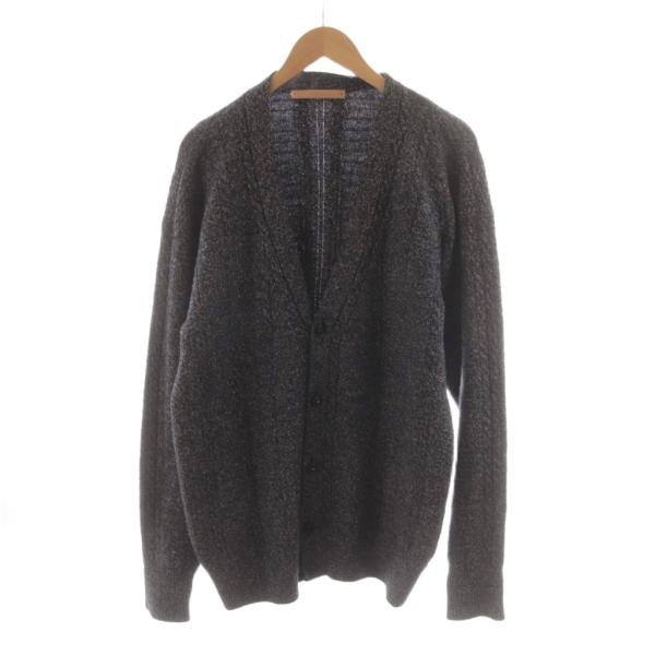 ナイスネス NICENESS CONNIEニットカーディガン ウール シルク混 M グレー NN-K01F20 /AN36 メンズ【表記サイズ】M【実寸サイズ】身幅：約60cm　着丈：約75cm　ゆき丈：約95cm　　【素材】ウール　シルク...