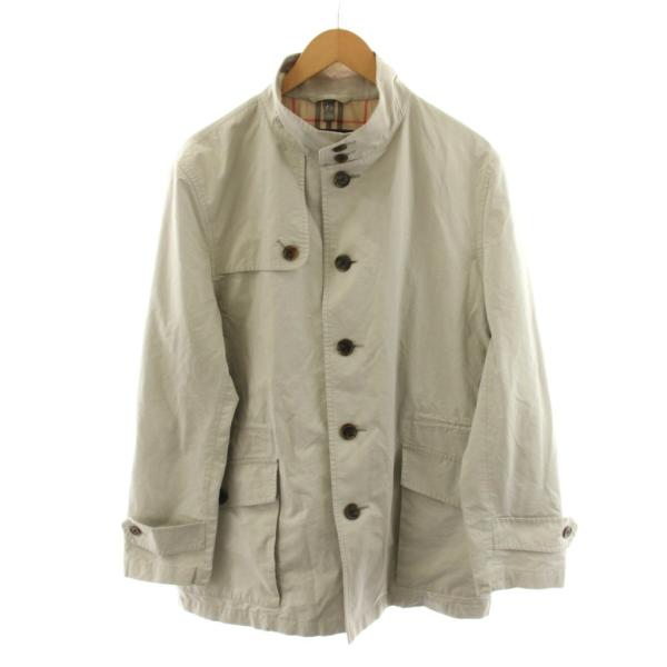バーバリー ロンドン BURBERRY LONDON ジャケット 上着 L ベージュ スタンドカラー 長袖 BBP66-123-04 /AN27 メンズ【ブランド】バーバリー ロンドン BURBERRY LONDON【表記サイズ】L【実寸サ...