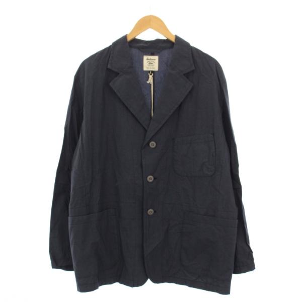 未使用品 ジャックマン Jackman タグ付き Tenpi Umps Jacket テーラードジャケット シングル L 紺 JM8543 /KH メンズ【ブランド】ジャックマン Jackman【表記サイズ】L【実寸サイズ】肩幅：50cm　...