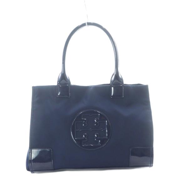 トリーバーチ TORY BURCH MINI NYLON ELLA ミニエラ トートバッグ ネイビー ロゴマーク /RI ■OS レディース【ブランド】トリーバーチ TORY BURCH【実寸サイズ】持ち手の長さ：43cm　ヨコ：34cm　...