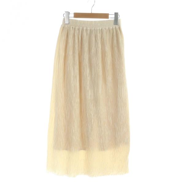 ロンハーマン Ron Herman スカート XS アイボリー ロング プリーツ ゴムウエスト /AP レディース【ブランド】ロンハーマン Ron Herman【表記サイズ】XS【実寸サイズ】ウエスト：約58cm　ヒップ：約90cm　スカー...