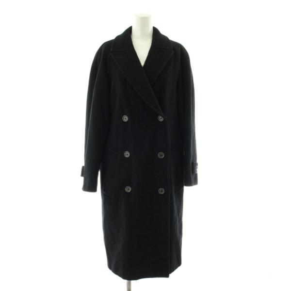 マックスマーラ ウィークエンドライン MAX MARA WEEKEND LINE ウールコート ダブル ロング 38 黒 ブラック /KU レディース【ブランド】マックスマーラ ウィークエンドライン MAX MARA WEEKEND LIN...