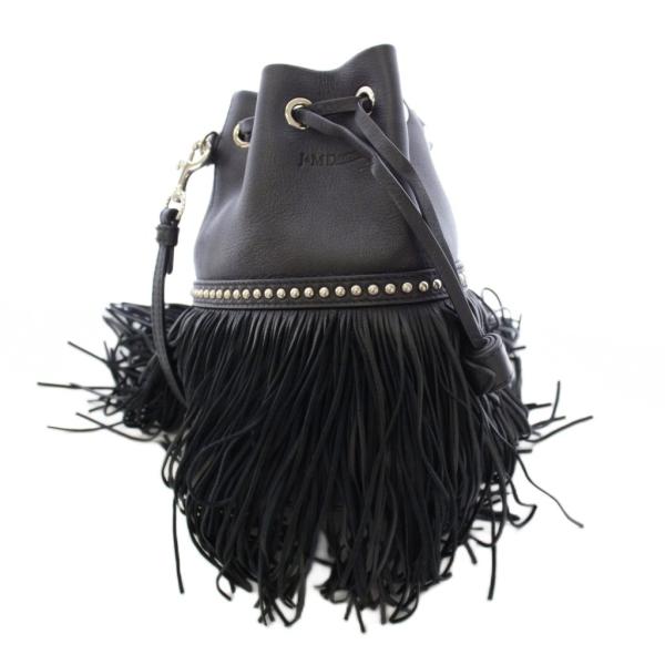ジェイ&amp;エムデヴィッドソン J&amp;M Davidson フリンジカーニバルミニバッグ 2WAY ショルダーバッグ ハンドバッグ チェーン 巾着型 黒【ブランド】ジェイ&amp;エムデヴィッドソン J&amp;M Davidso...