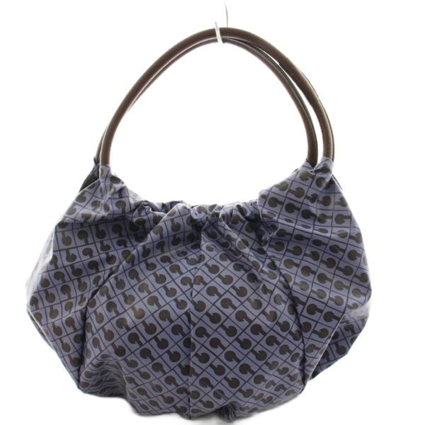ゲラルディーニ GHERARDINI ソフティ ハンドバッグ 総柄 ナイロン 青 ブルー /AN21 レディース【ブランド】ゲラルディーニ GHERARDINI【実寸サイズ】持ち手の長さ：約39cm　ヨコ：約42cm　タテ：約24cm　マチ...
