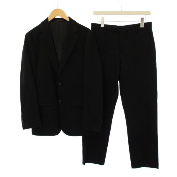 ポールスミス PAUL SMITH シングルスーツ テーラードジャケット パンツ スラックス L 黒 PF-BH-77334 77335 /KH メンズ【ブランド】ポールスミス PAUL SMITH【表記サイズ】L【実寸サイズ】ジャケット ...