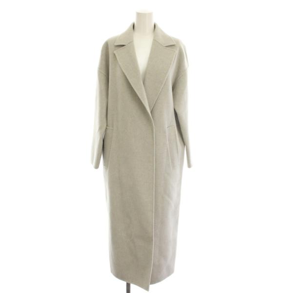 プルミエ アロンディスモン 1er Arrondissement ダブルフェイス コート ロング ウール アウター 36 グレー B1093AFC023 /YM レディース【ブランド】プルミエ アロンディスモン 1er Arrondisse...