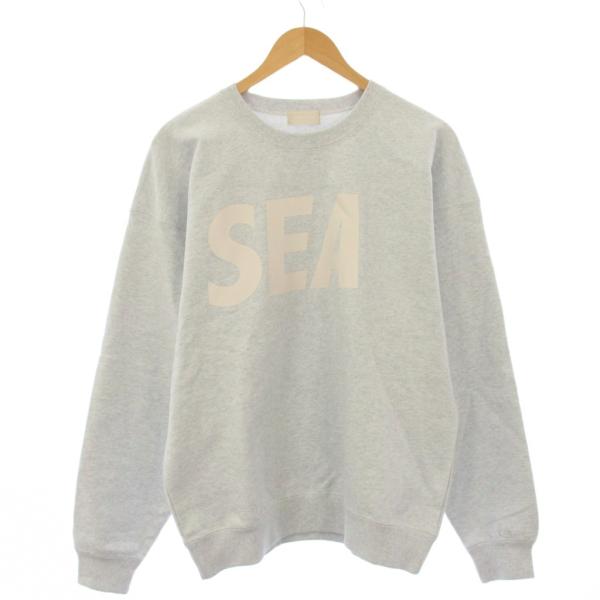 ウィンダンシー WIND AND SEA SEA CREWNECK SWEATSHIRT クルーネックスウェットシャツ トレーナー 長袖 S グレー /KH 【ブランド】ウィンダンシー WIND AND SEA【表記サイズ】S【実寸サイズ】...