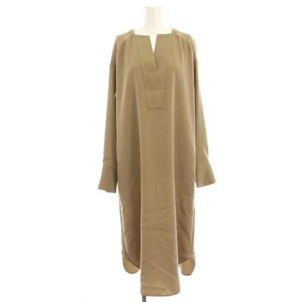 ロートレアモン LAUTREAMONT ESSEN ワンピース 38 ベージュ キーネック 長袖 ロング マキシ /HN レディース【ブランド】ロートレアモン LAUTREAMONT【表記サイズ】38【実寸サイズ】身幅：51cm　着丈：11...