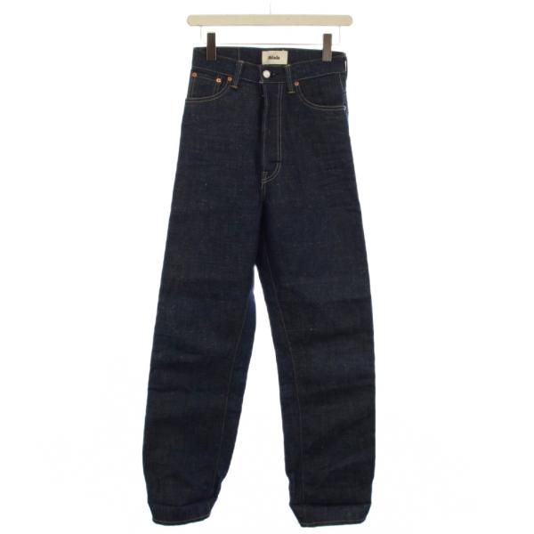 オブラダ Oblada 1938 デニムパンツ ジーンズ ジップフライ 24 インディゴ F2210DP02 /BM レディース【表記サイズ】24【実寸サイズ】ウエスト：68cm　もも幅：30cm　裾幅：22cm　股上：33cm　股下：78...