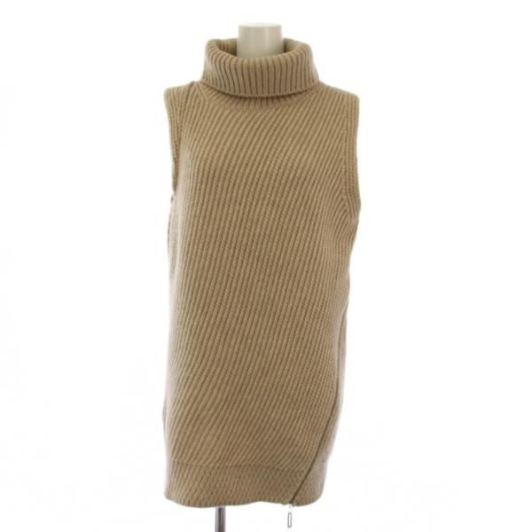 デイジーリンフォクシー DAISY LIN For FOXEY ノースリーブ ワンピース ミニ丈 タートルネック カシミヤ ベージュ /BM レディース【ブランド】デイジーリンフォクシー DAISY LIN For FOXEY【表記サイズ】...