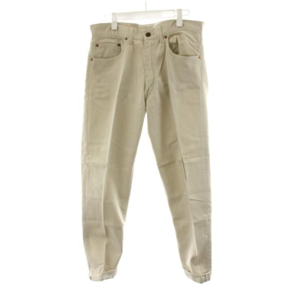 リーバイス Levi's 911B トップ裏555 90s 復刻 ピケパンツ ジッパーフライ W32 L34 白 ホワイト /AN44 メンズ【ブランド】リーバイス Levi's【表記サイズ】W32 L34【実寸サイズ】ウエスト：約78cm...